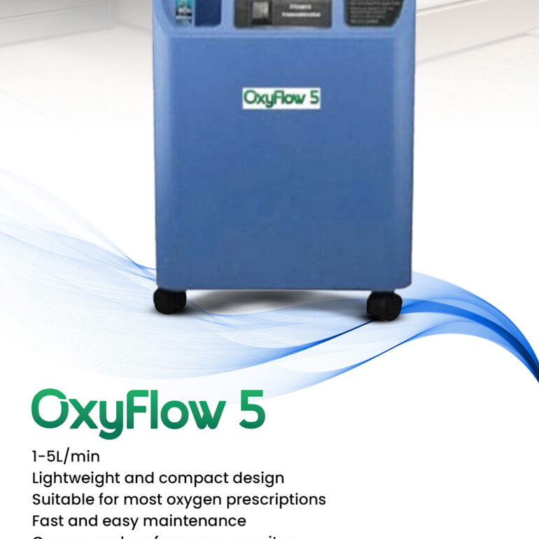 OxyFlow 5 Oxygen Concentrator – Oxygen Cylender | BIPAP | CPAP ...